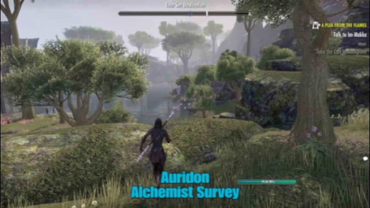 ESO Auridon Alchemist Survey, Location, The Elder Scrolls Online - YouTube