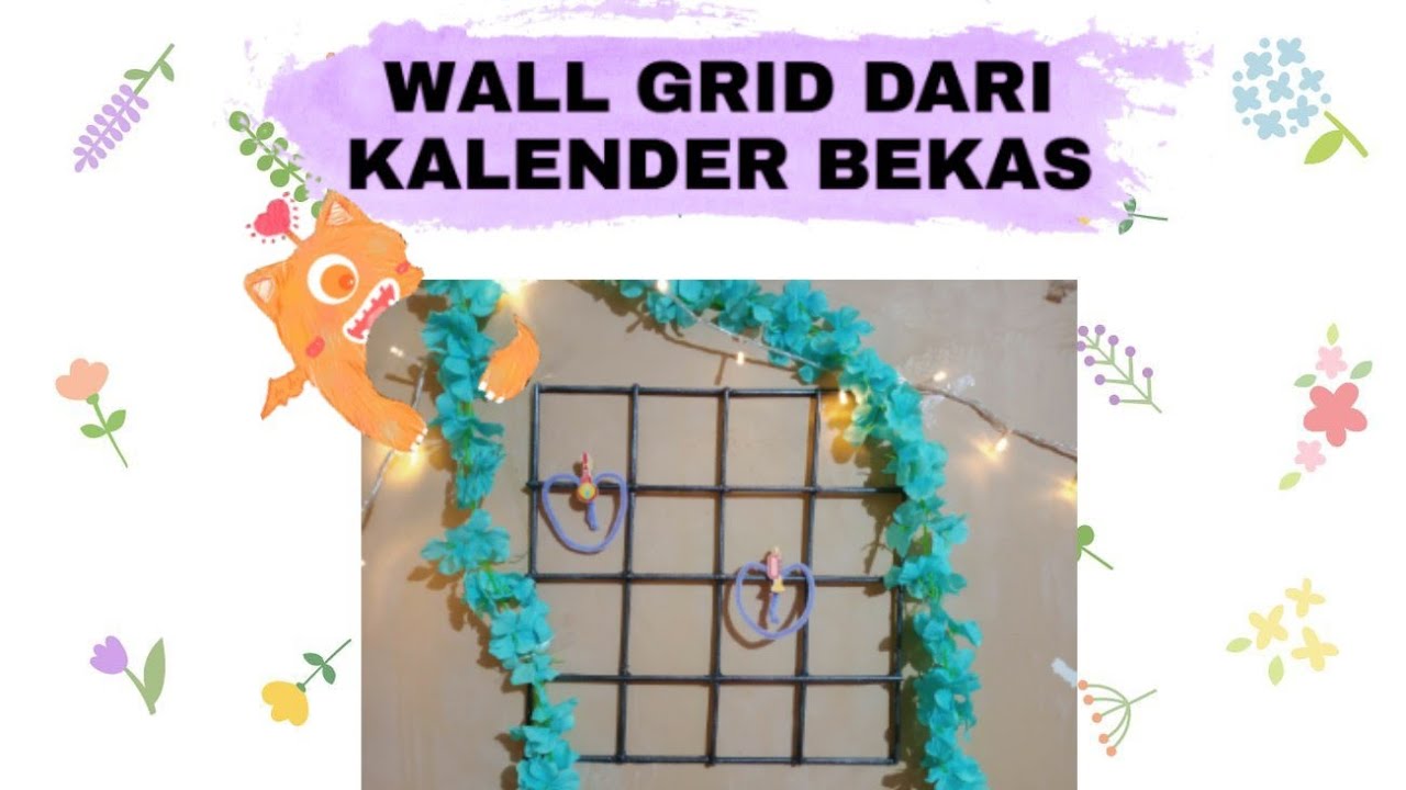 DIY Kalender || Wall Grid Low Budget - YouTube