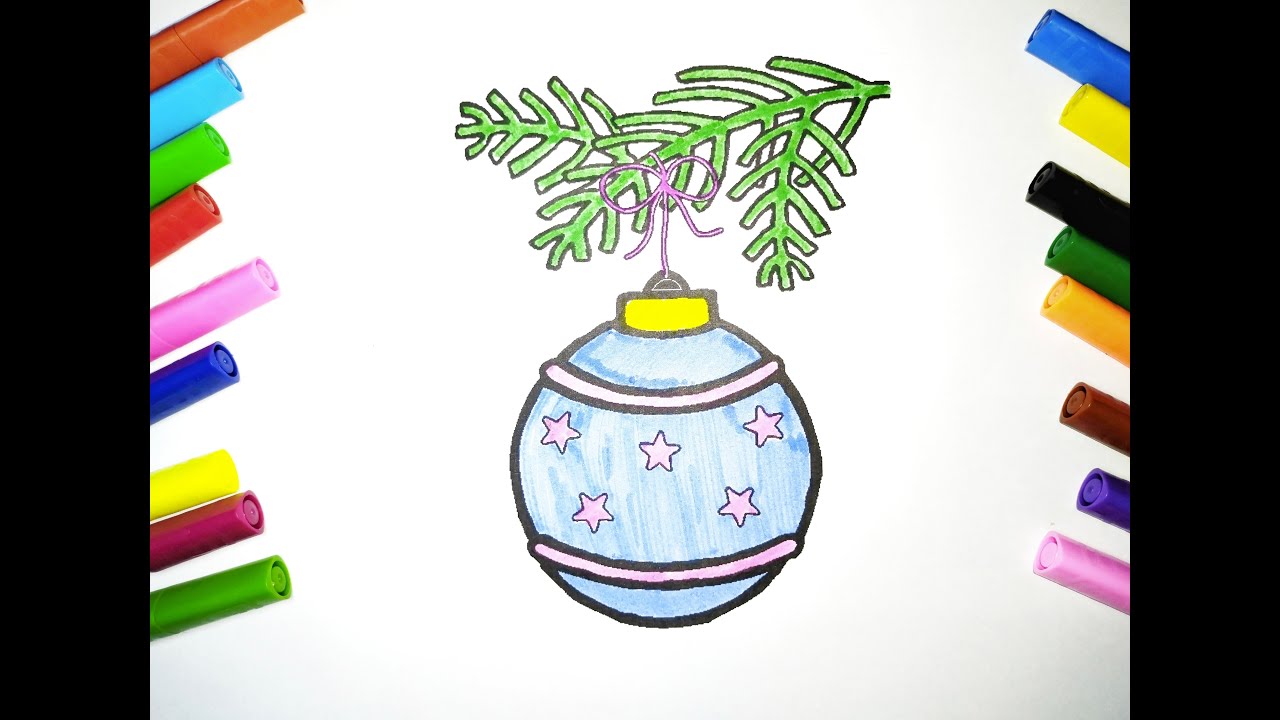 Easy to draw a fir tree toy ️ ️🎄🎄 - YouTube