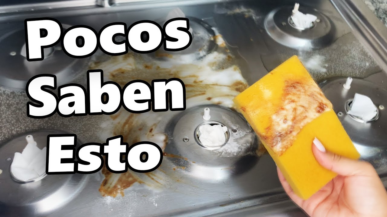 Truco con VINAGRE para eliminar el Sucio y la Grasa de la ESTUFA fácil ...