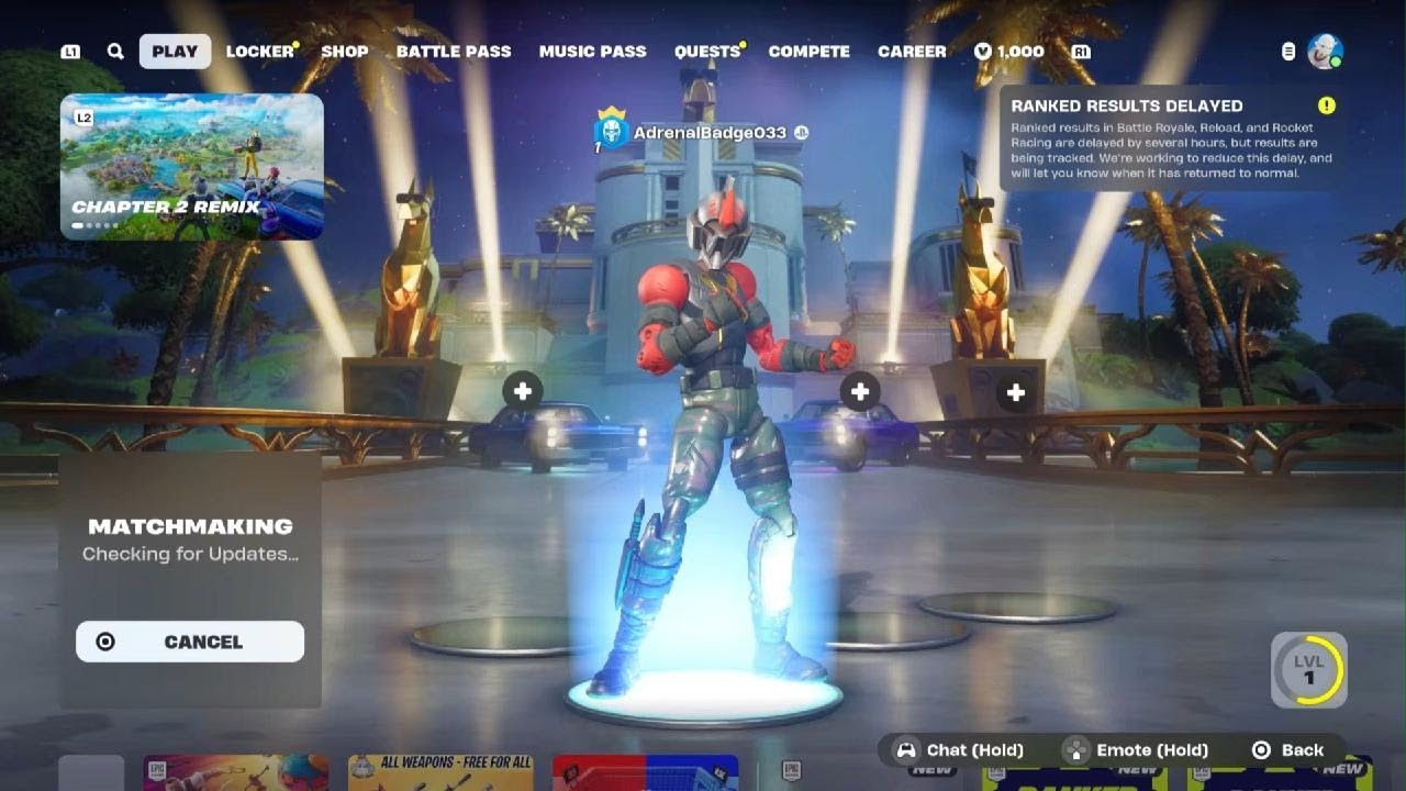 Playing Fortnite's latest update (CHAPTER 2 REMIX)!!! - YouTube