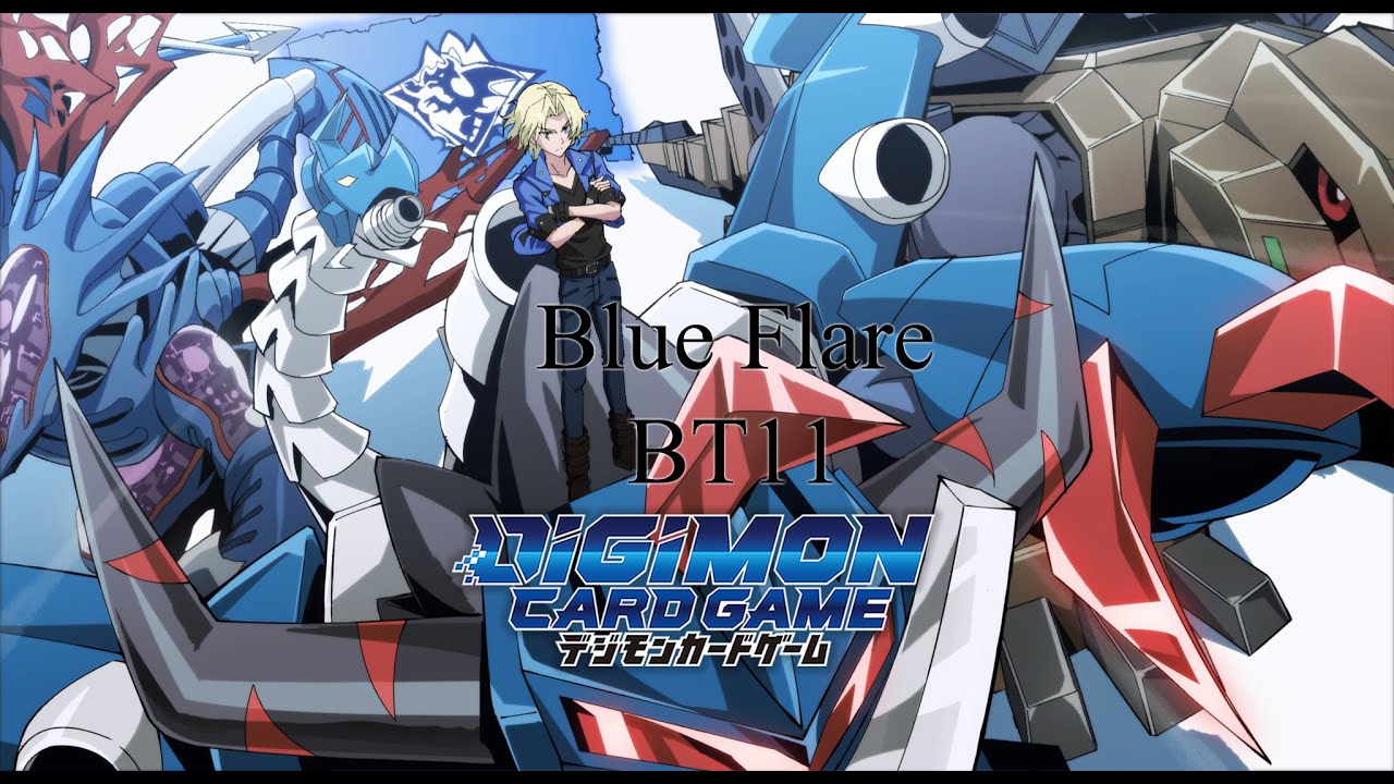 Blue Flare Deck Profile Digimon TCG BT11 format - YouTube