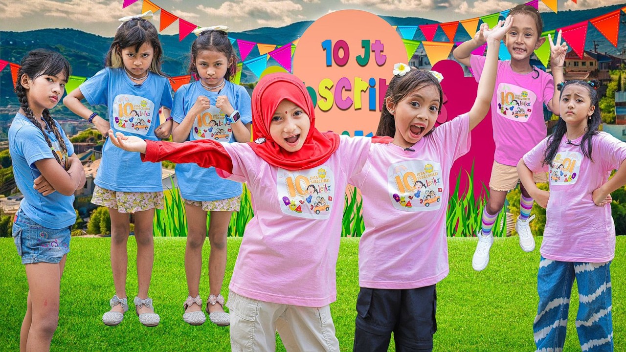 AQILA MERAYAKAN 10 JUTA SUBSCRIBERS UNTUK LEIKA 🎉 ADA KEJUTAN SURPRISE ...