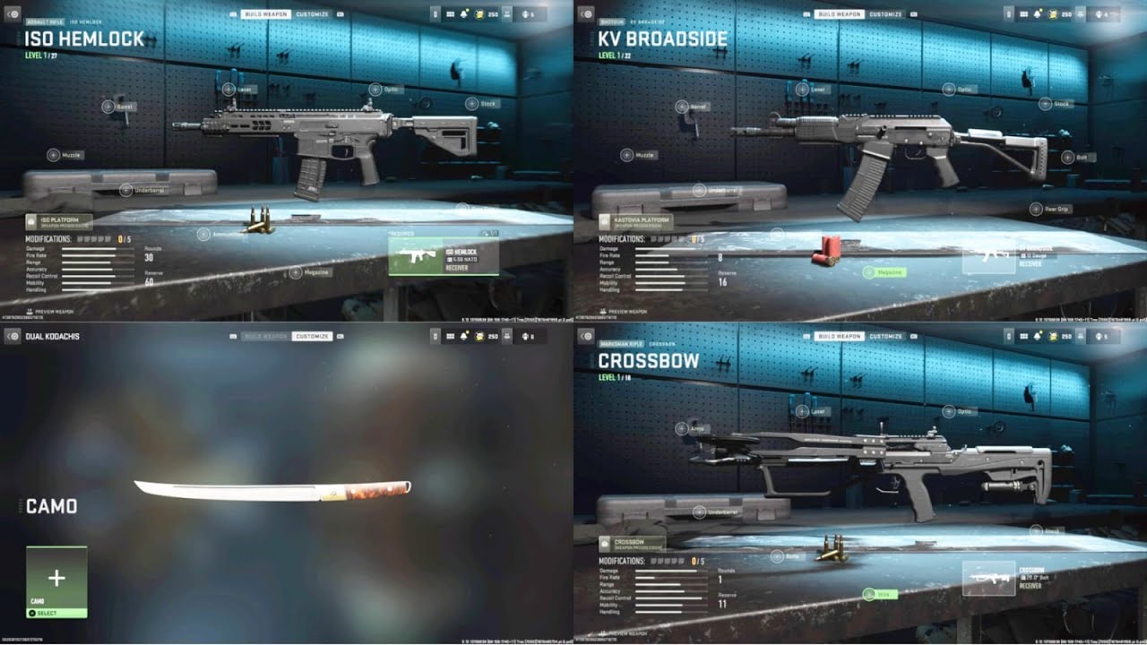 Modern Warfare 2/Warzone 2: All Season 2 Weapons Attachments and Unique ...