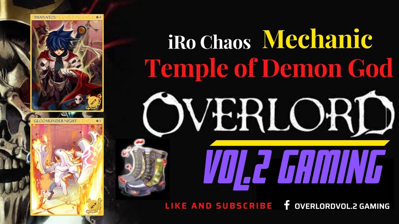 IRO Chaos - Mechanic Axe Boomerang Solo Temple of Demon God - YouTube