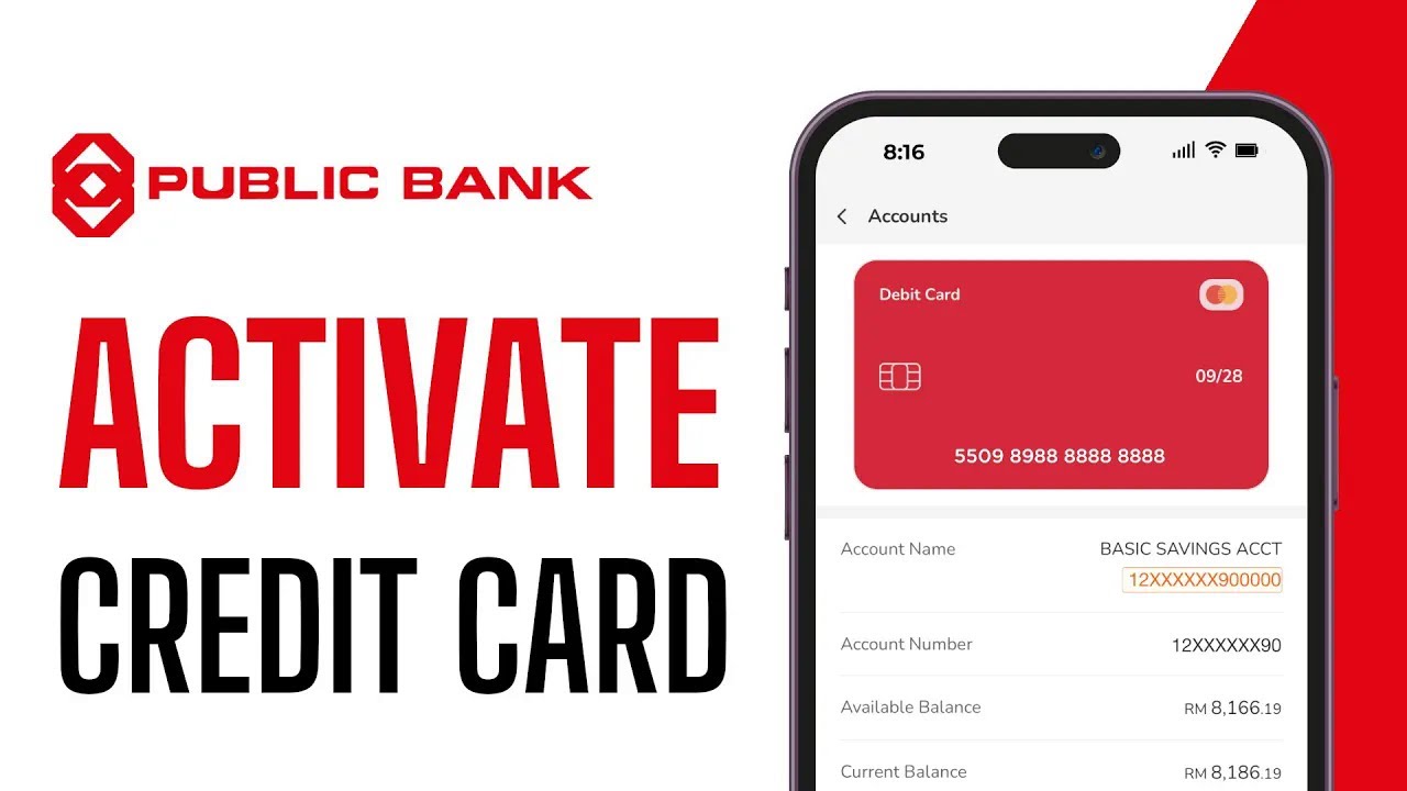 How To Activate Public Bank Credit Card - Full Guide 2025 - YouTube