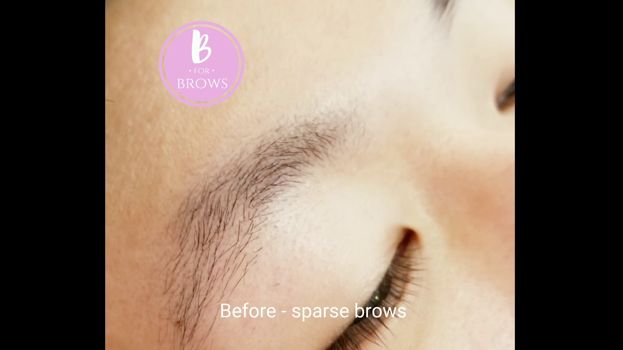 Microblading Eyebrows for Men - Natural Full Man Brows - YouTube