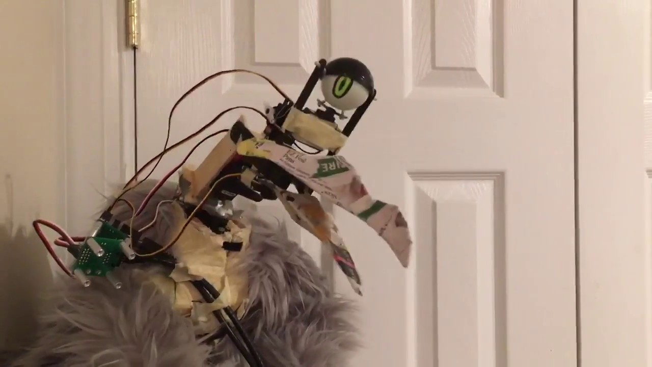 Corvus: Upgraded (Animatronic Test) - YouTube