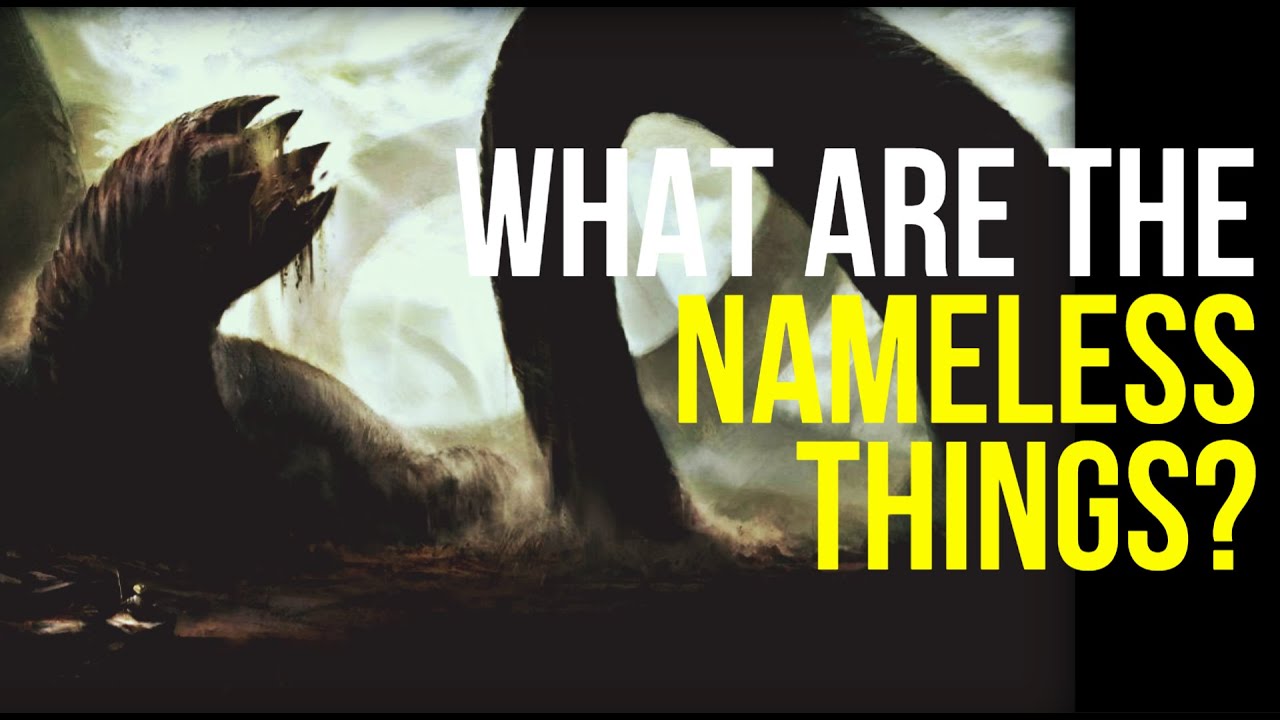 What Are The Nameless Things? | The Lord Of The Rings - YouTube