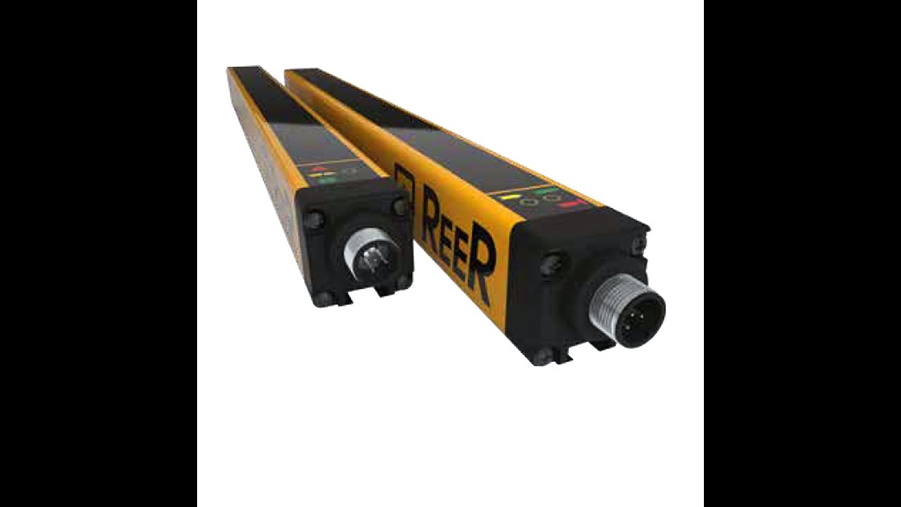 ReeR EOS X Series Standard Light Curtains with Built-In Controls - YouTube