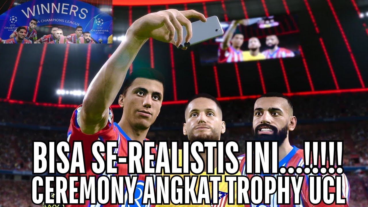 PERAYAAN JUARA ANGKAT TROPHY FINAL UCL. #atm #ucl #messi #realmadrid # ...
