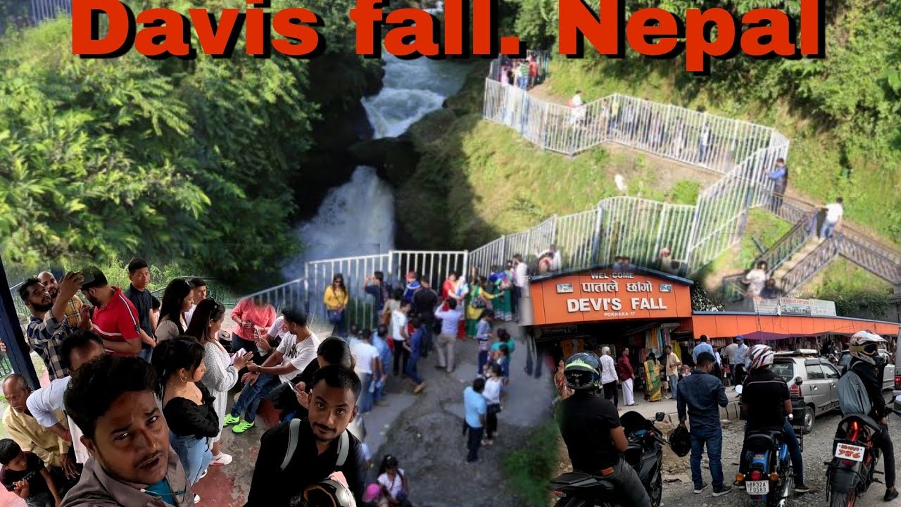 Davis fall Pokhara Nepal | Delhi to Nepal trip EP.5 | AVENGER 150 CC ...