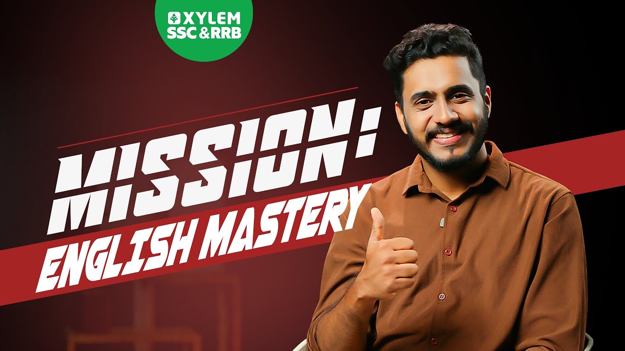 MISSION ENGLISH MASTERY | Xylem SSC & RRB - YouTube