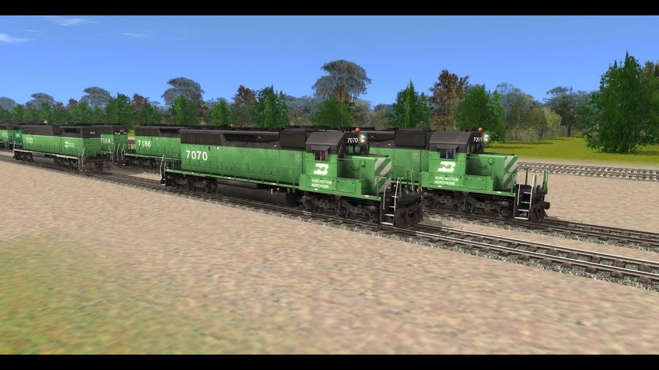 I Revamped Jointed Rail's Old BN SD40-2 In Trainz - YouTube