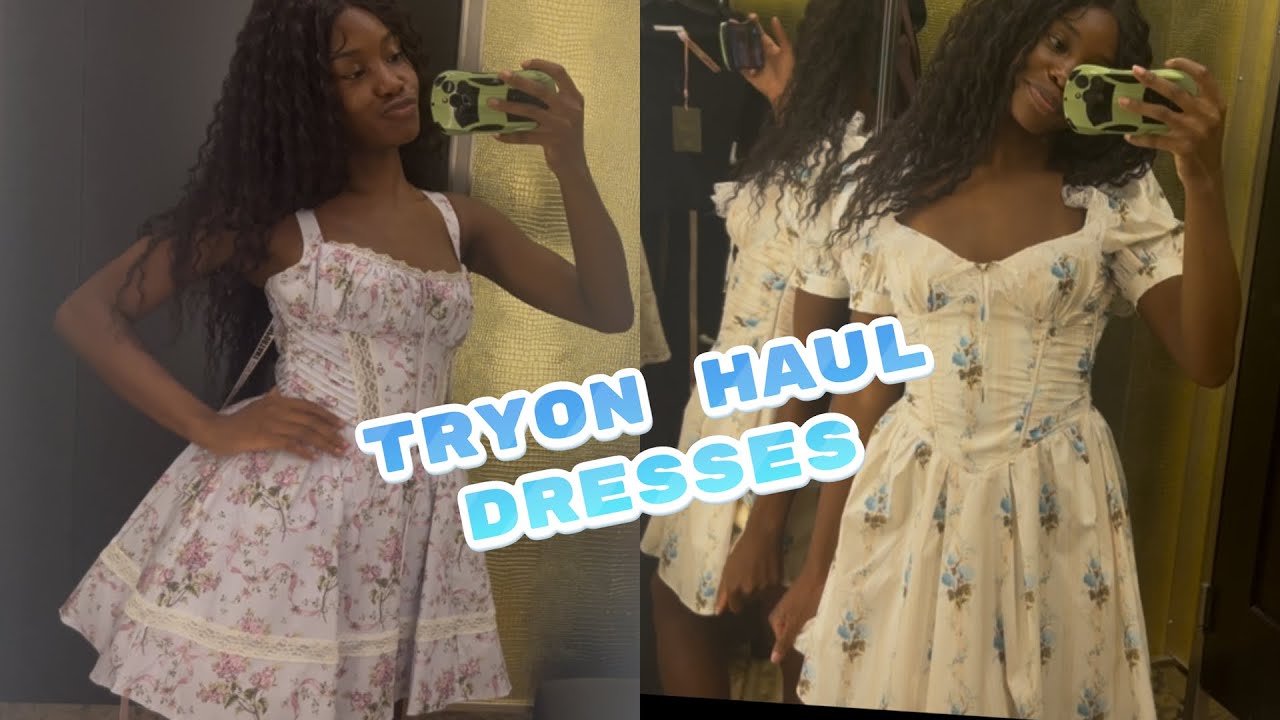 Tryon haul | dresses try on haul | try on clothes with me | princess ...