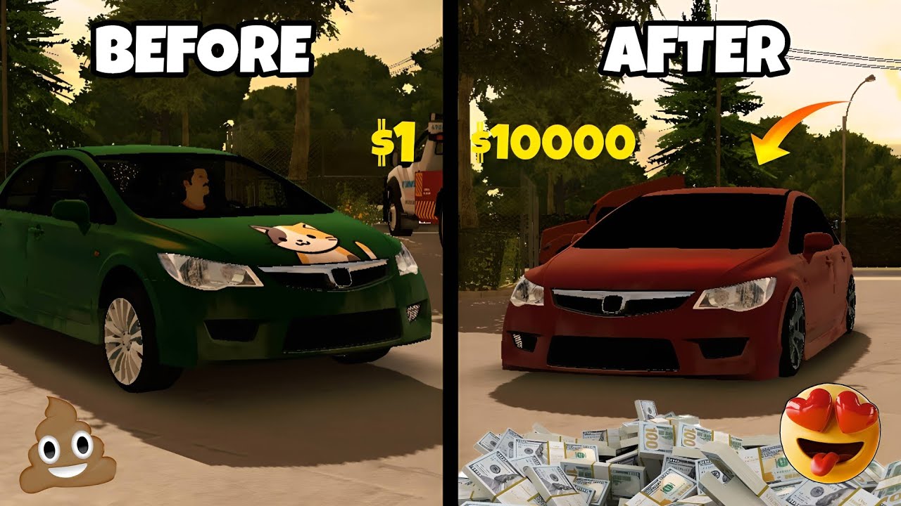 CONVERTING MY POOR CAR INTO LUXURY 😈 CAR PARKING MULTIPLAYER - YouTube