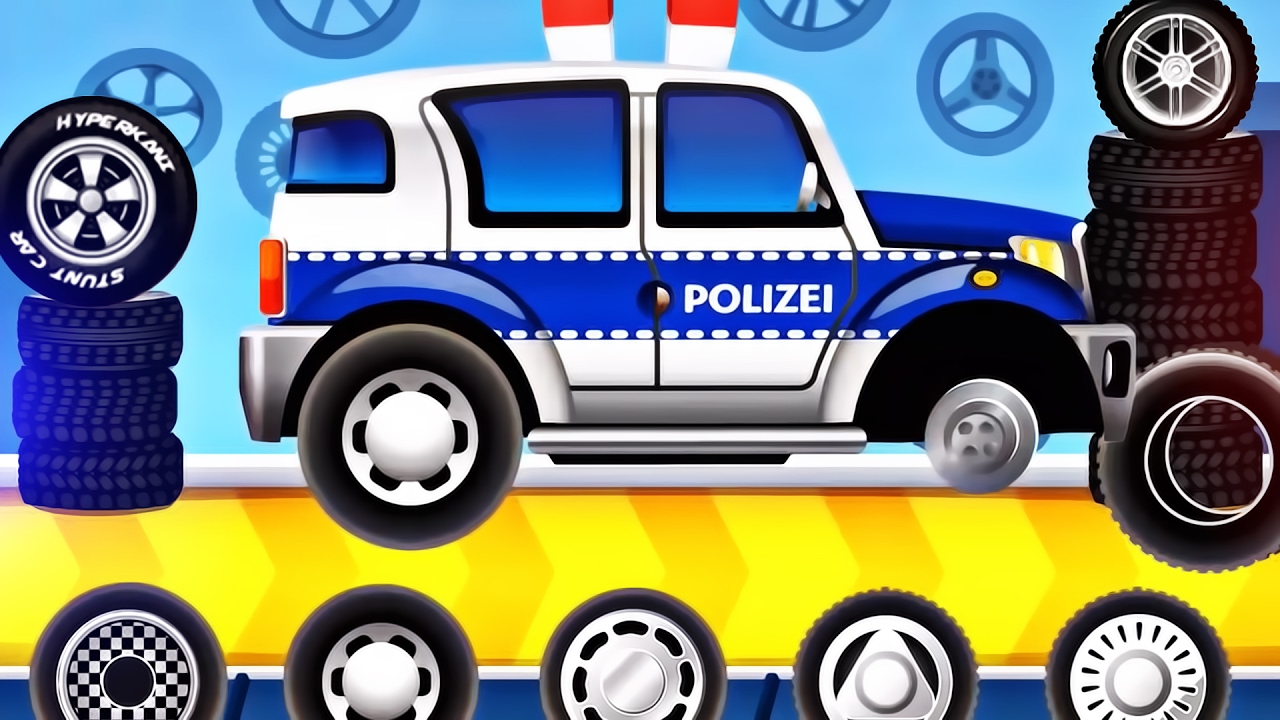 Dream Cars Factory Police Car 5 - YouTube