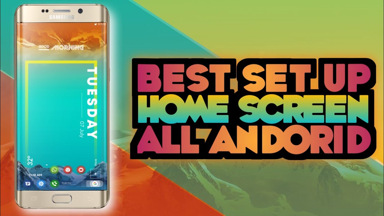 MEMBUAT TAMPILAN HOME SCREEN LEBIH MENARIK - SET UP HOME SCREEN KEREN ...