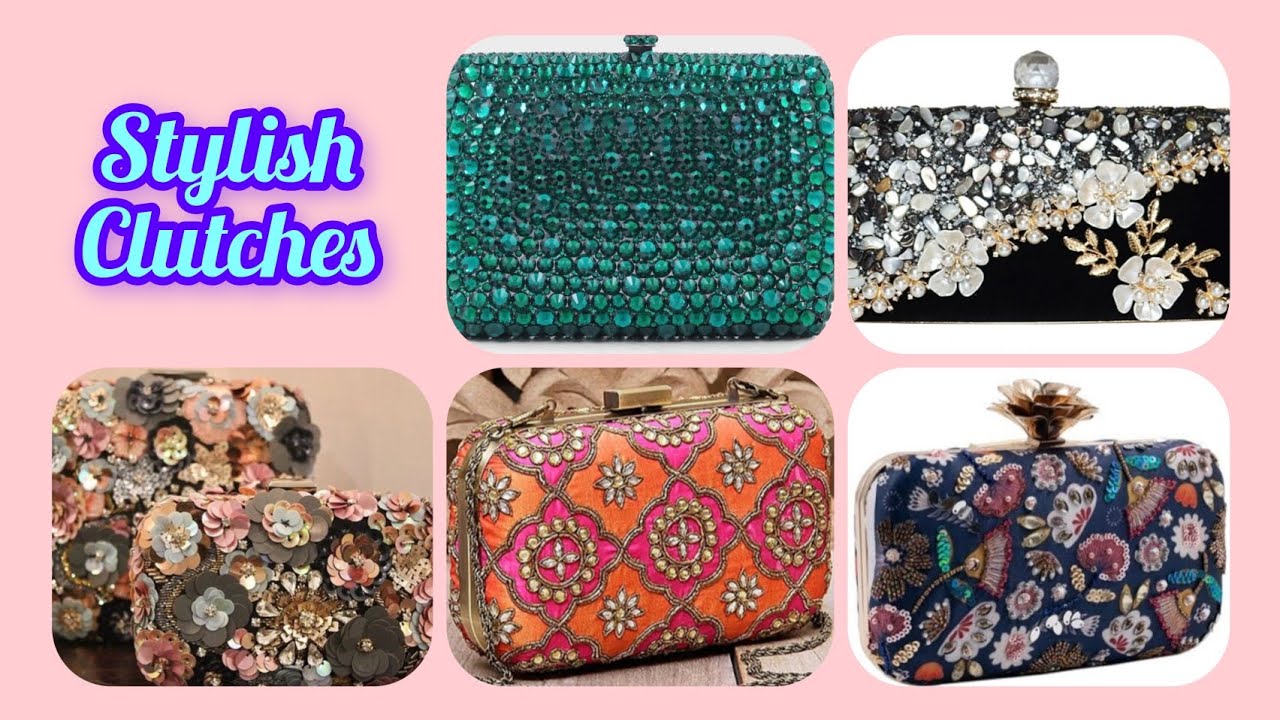 trendy clutches designs for women 2024| latest clutches designs ...
