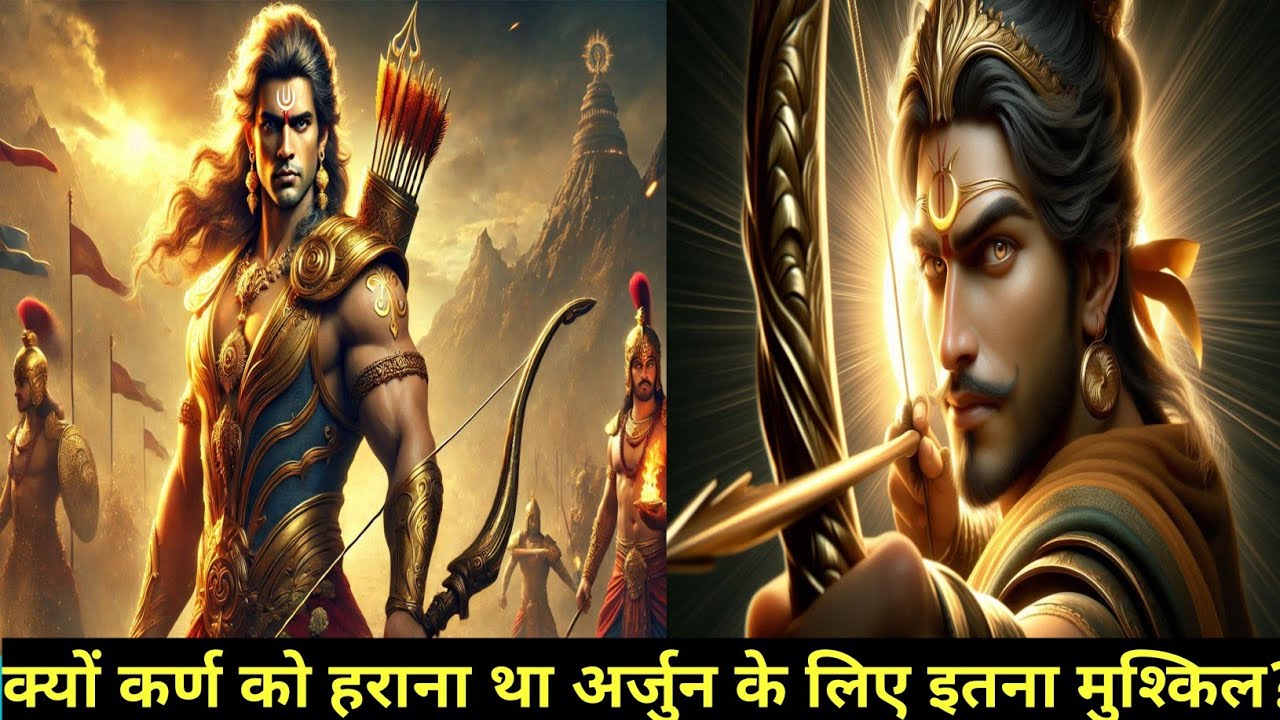 क्यों कर्ण को हराना था अर्जुन के लिए इतना मुश्किल? #Mahabharat ke karn ...
