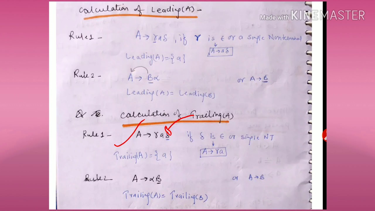 Method to calculate TRAILING ()- lecture36/CD - YouTube