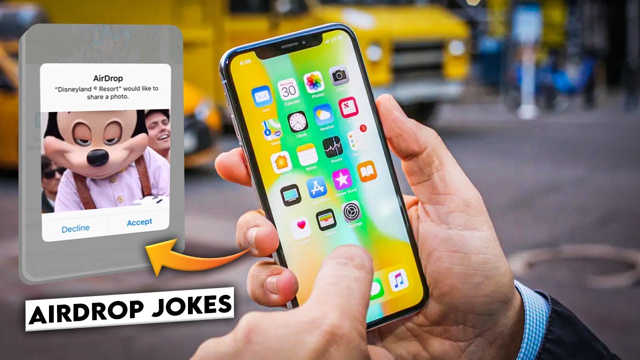 How to Play Funny Air Drop Jokes | - YouTube