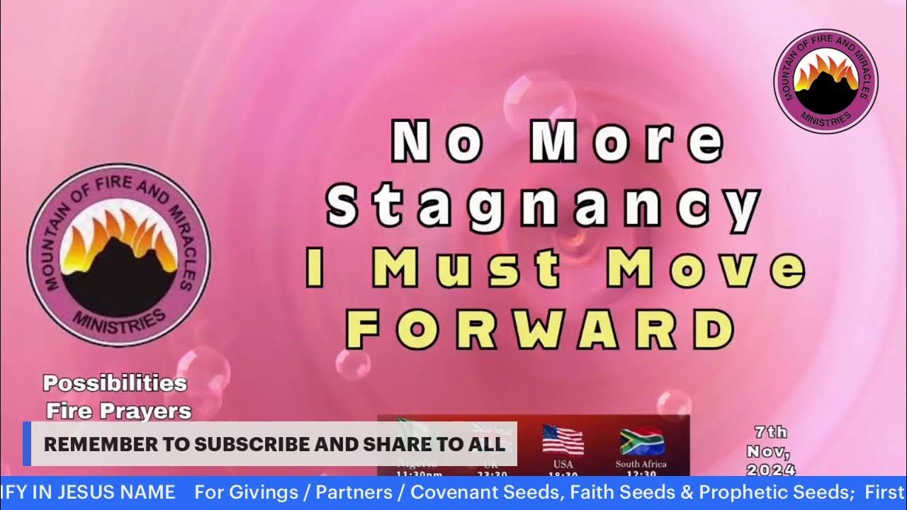 NO MORE STAGNANCY, I MUST MOVE FORWARD || POSSIBIITIES PRAYERS || 7TH NOV, 2024 - YouTube