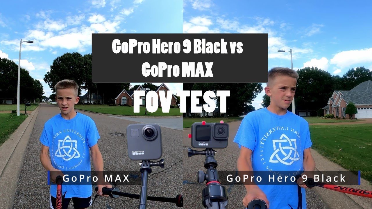 GoPro Hero 9 Black vs GoPro MAX // FOV TEST - YouTube
