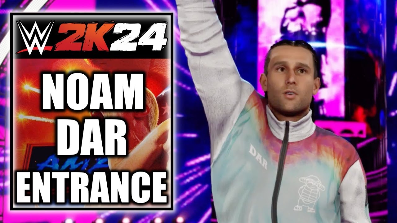 WWE 2K24 Noam Dar Entrance Cinematic - YouTube