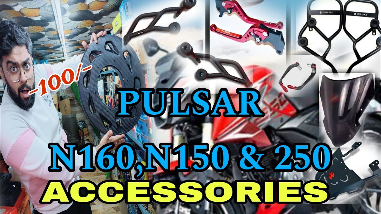 PULSAR N160,N250 AND N150 BIKE ACCESSORIES 🔥//PULSAR BIKE ACCESSORIES ...