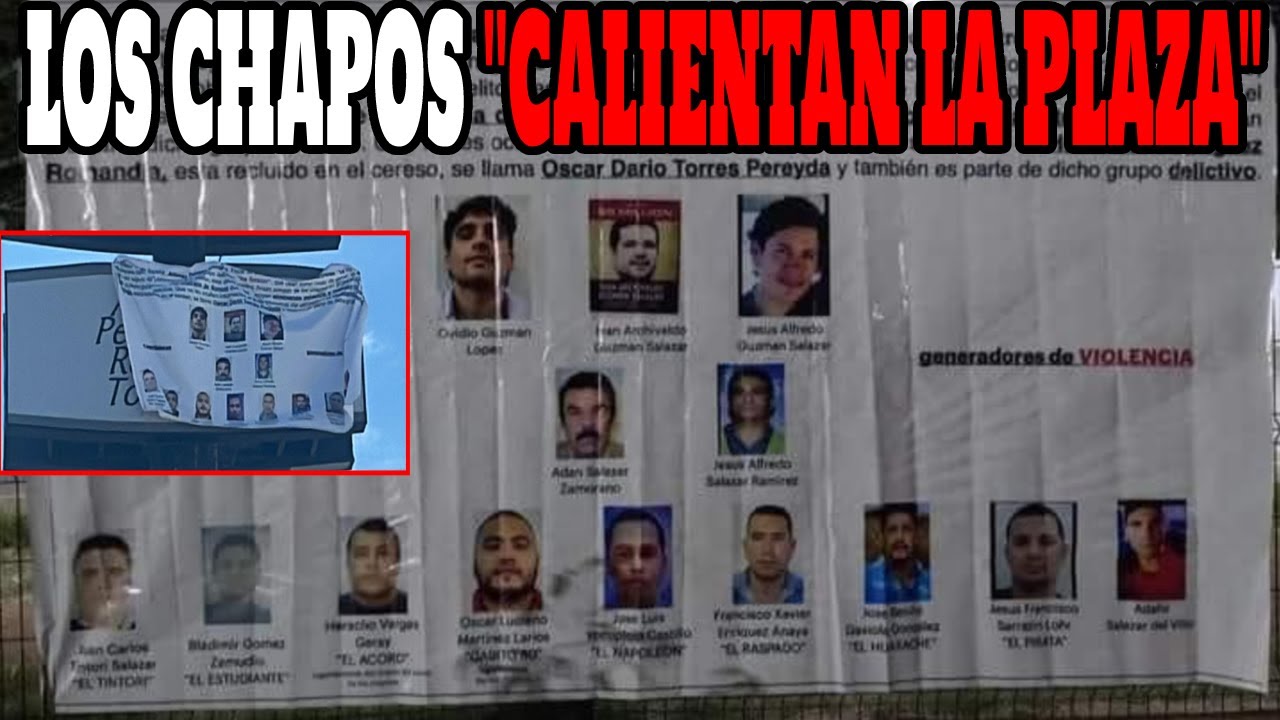 Señalan A Los Chapitos Y Los Salazar En Lonas Sonora Youtube