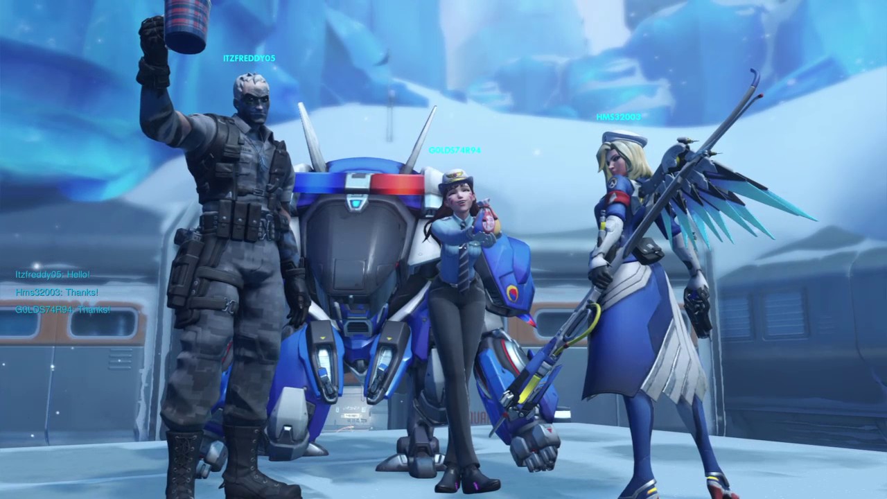 Overwatch Officer DVA gameplay and POTG PS4 - YouTube