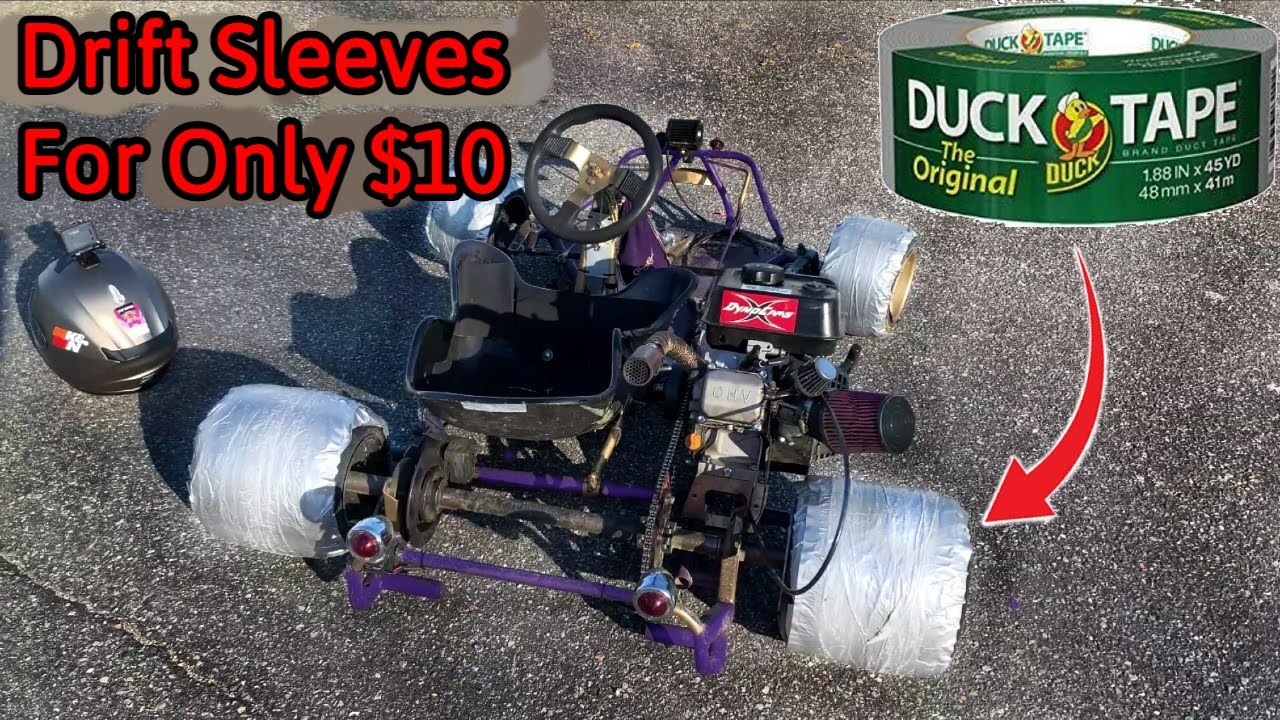 Easiest Way to Make Your Go-Kart Drift (Duck Tape Tires) - YouTube