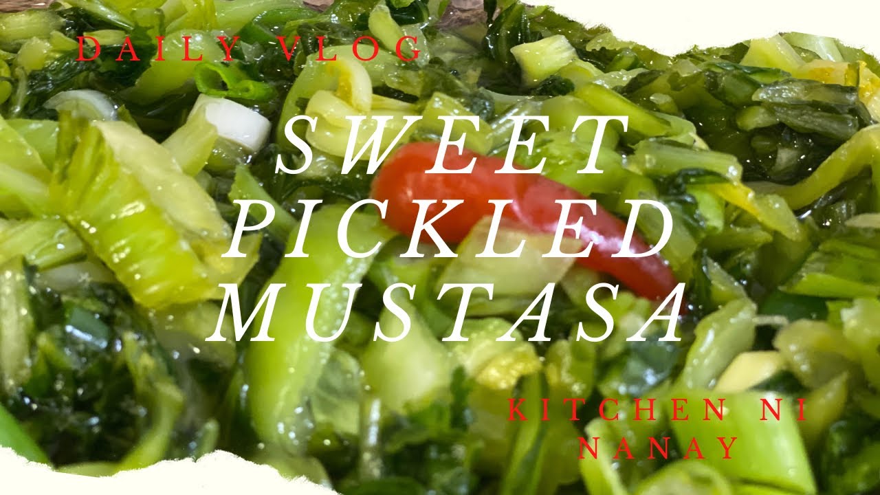 Sweet Pickled Mustasa - YouTube