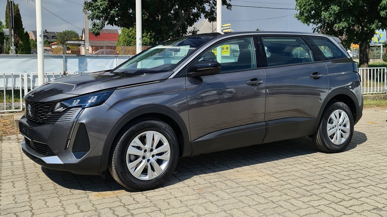 Peugeot 5008 Active Pack 1.2 PureTech 130 Platinum Grey - YouTube