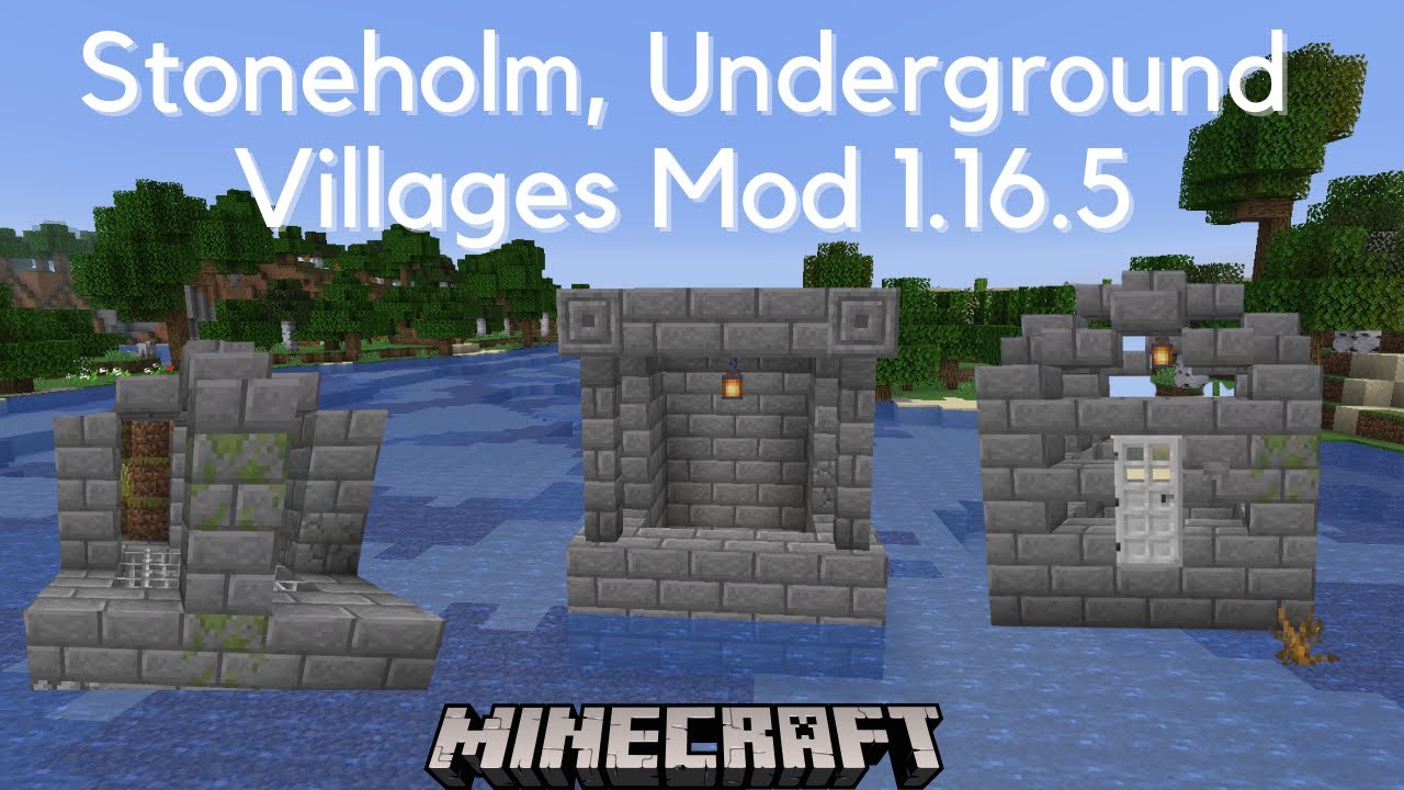 Stoneholm, Underground Villages 1.16.5 Mod Spotlight~ Minecraft Mod ...