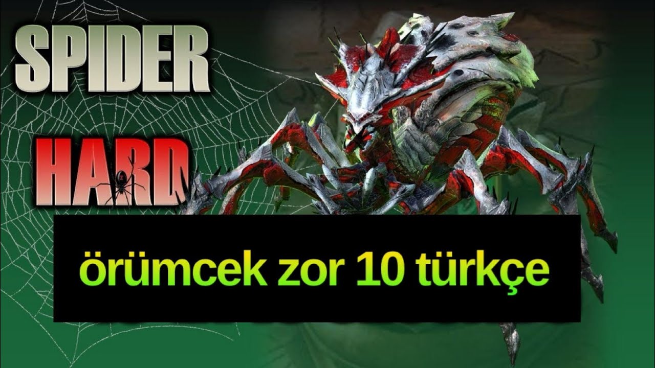 Spider Hard 10 Türkçe Rehberi Raid Shadow Legends - YouTube