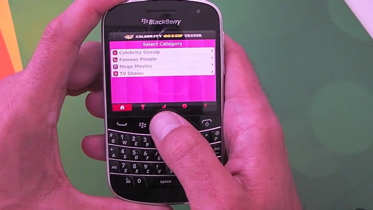 Pop Celebrity Gossip Trivia for BlackBerry smartphones - YouTube