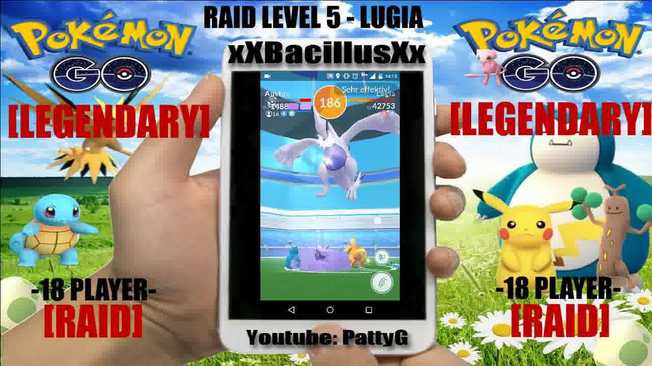 Pokemon Go - Legendary Raid 5 (Lugia) - incl. CATCH- - YouTube