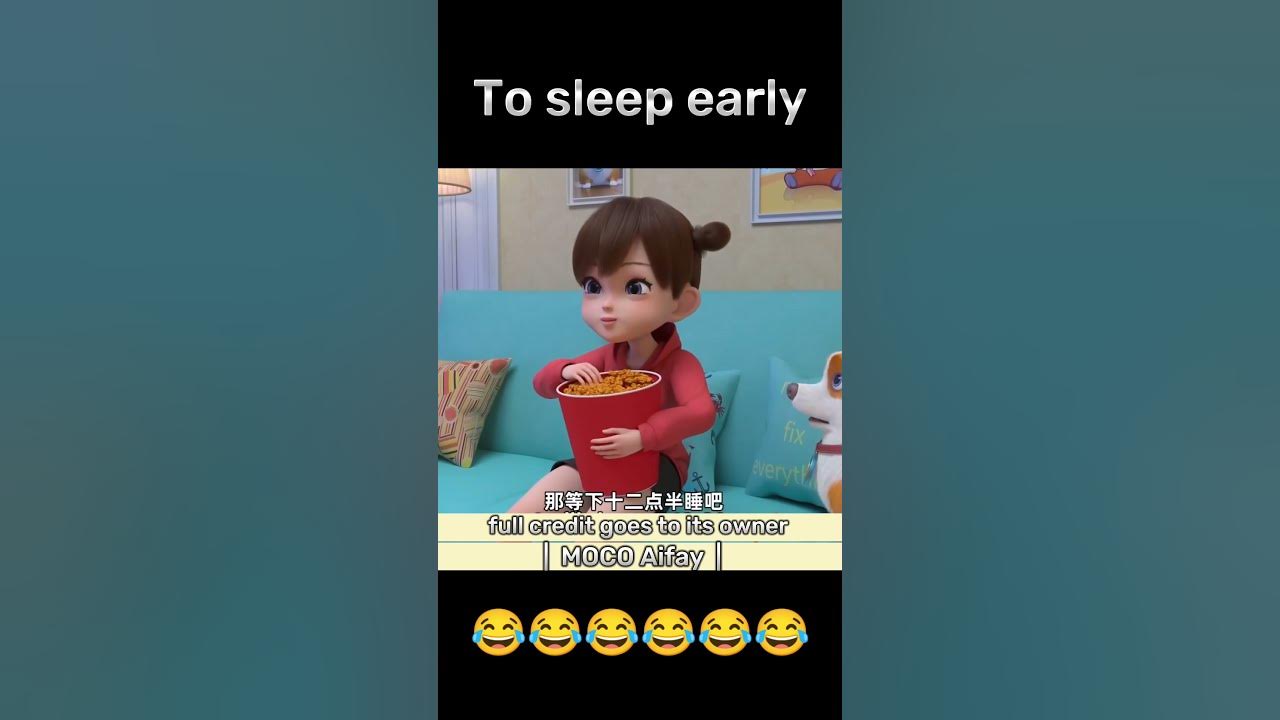 To sleep early | moco funny video | #shorts #shortvideo #cartoon #shortviral - YouTube