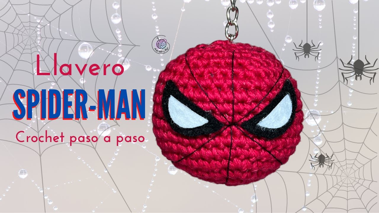 SPIDER-MAN LLAVERO / SPIDER-MAN CROCHET - YouTube