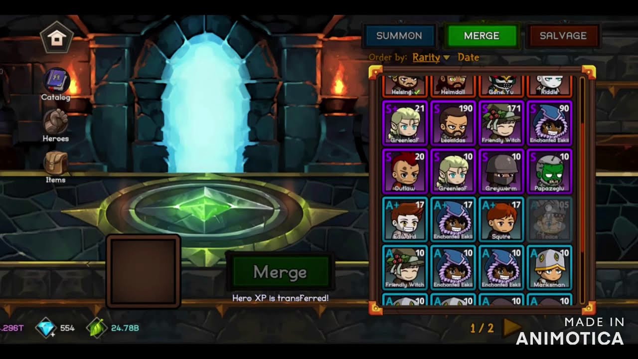 Auto Battles Online ABO - How to merge hero's and upgrade gear! - YouTube