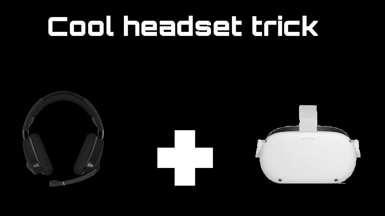 Cool trick for using headphones and vr together - YouTube