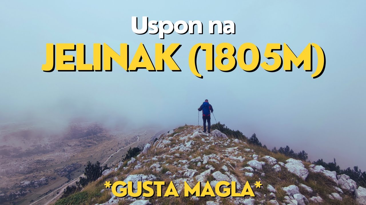 Uspon na Jelinak (1805m) iznad Blidinjskog jezera - YouTube