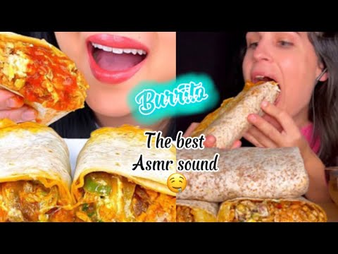 *Mukbangers* and their big , fat , juicy and overfilled burritos 🌯 ...