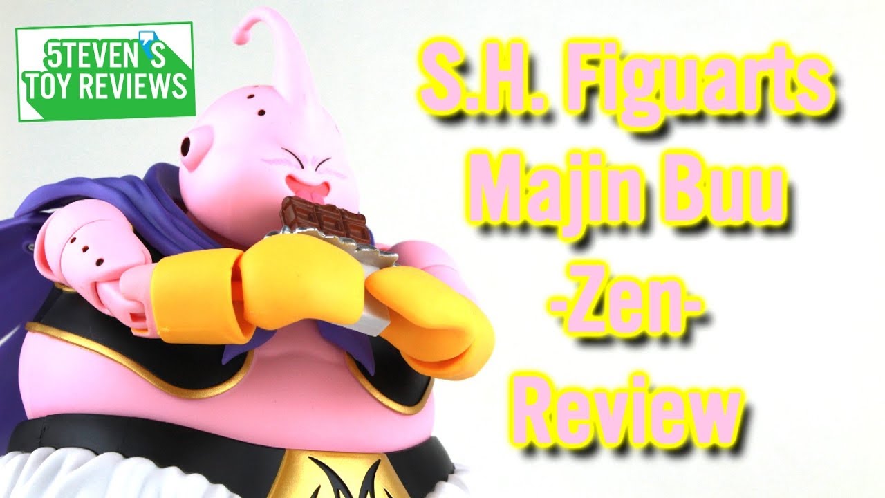 S.H. Figuarts Majin Buu Zen Review Fat Buu - YouTube