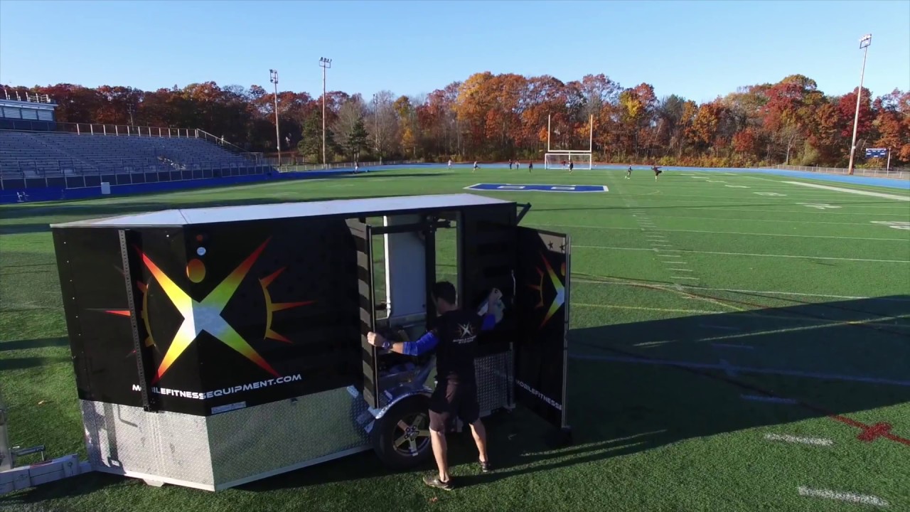 Mobile Fitness Equipment's - Portable Gym - TrailerFit - YouTube