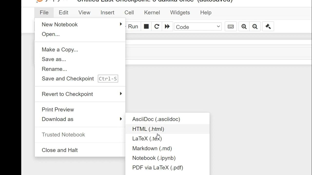 PYTHON İLE VERİ MADENCİLİĞİ 2_1- Temel Jupyter Notebook Kullanım - YouTube
