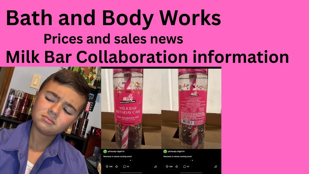 BATH AND BODY WORKS MILK BAR COLLABORATION INFORMATION! WHATS HAPPENING ...