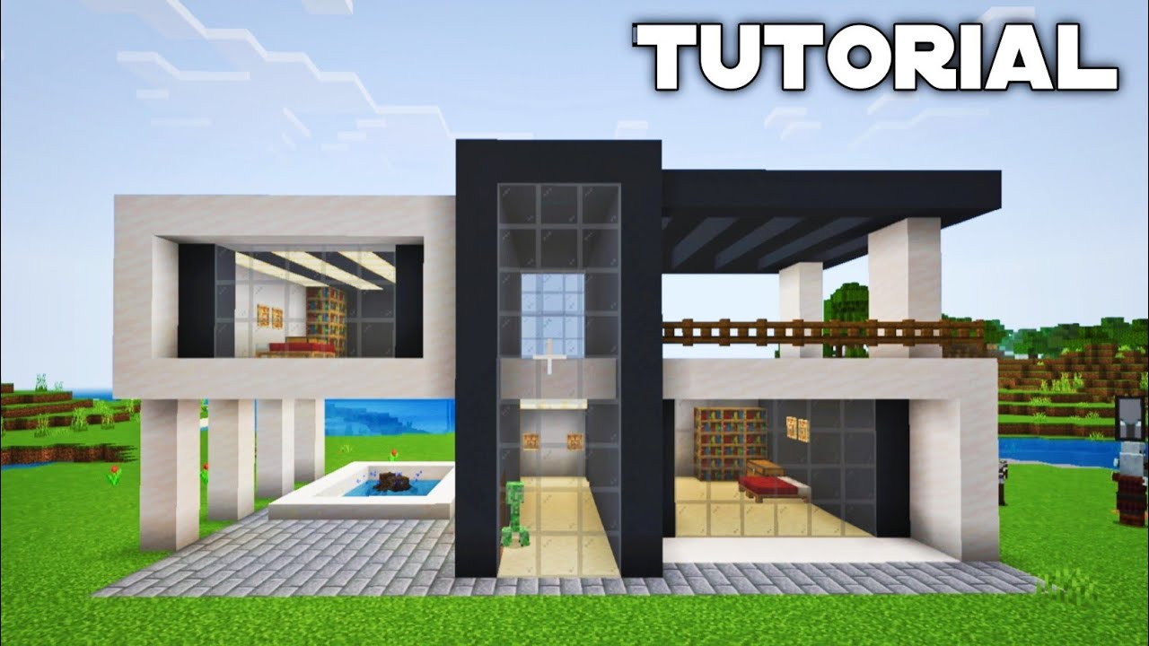 How to Build a VIP Modern House in Minecraft #61 🏡🏡 #minecraft #viral ...
